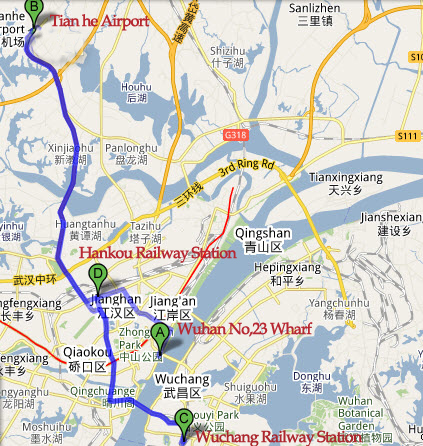 Wuhan Transportation, Get to Wuhan & Wuhan Port